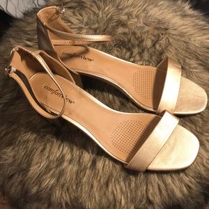 comfortview | Shoes | Comfortview Champagne Orly Sandals Size 1 | Poshmark
